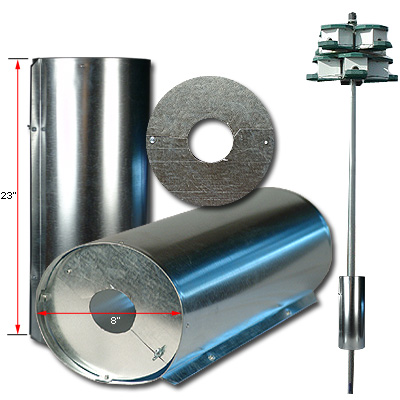 Heritage Farms Pole Guard: purple-martins.com