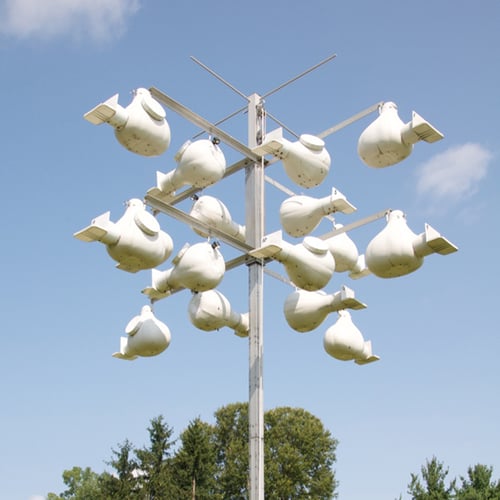 Troyer 16 Unit Gourd Rack and Pole-53