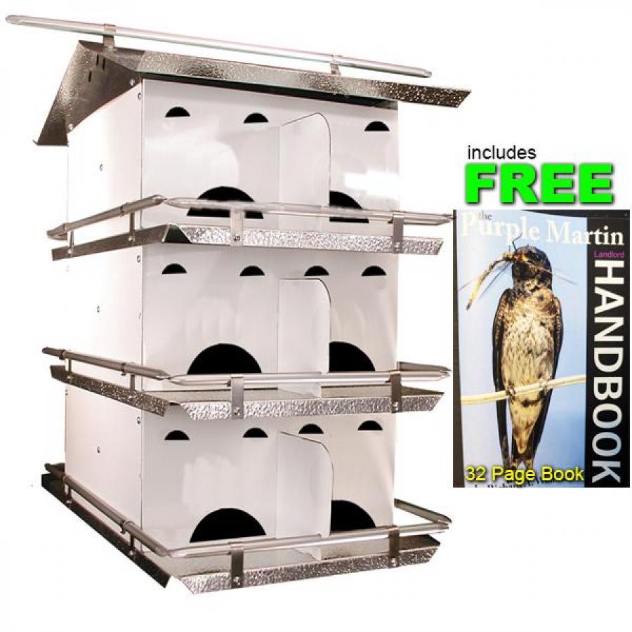 Purple Martin Houses: Buy Coates Starling Resistant 12-Room Martin House