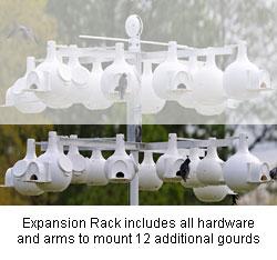Multi Gourd Rack: purple-martins.com